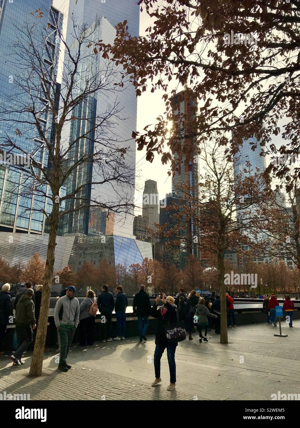 Ground Zero, 9/11 Memorial, Lower Manhattan, New York City, America ...