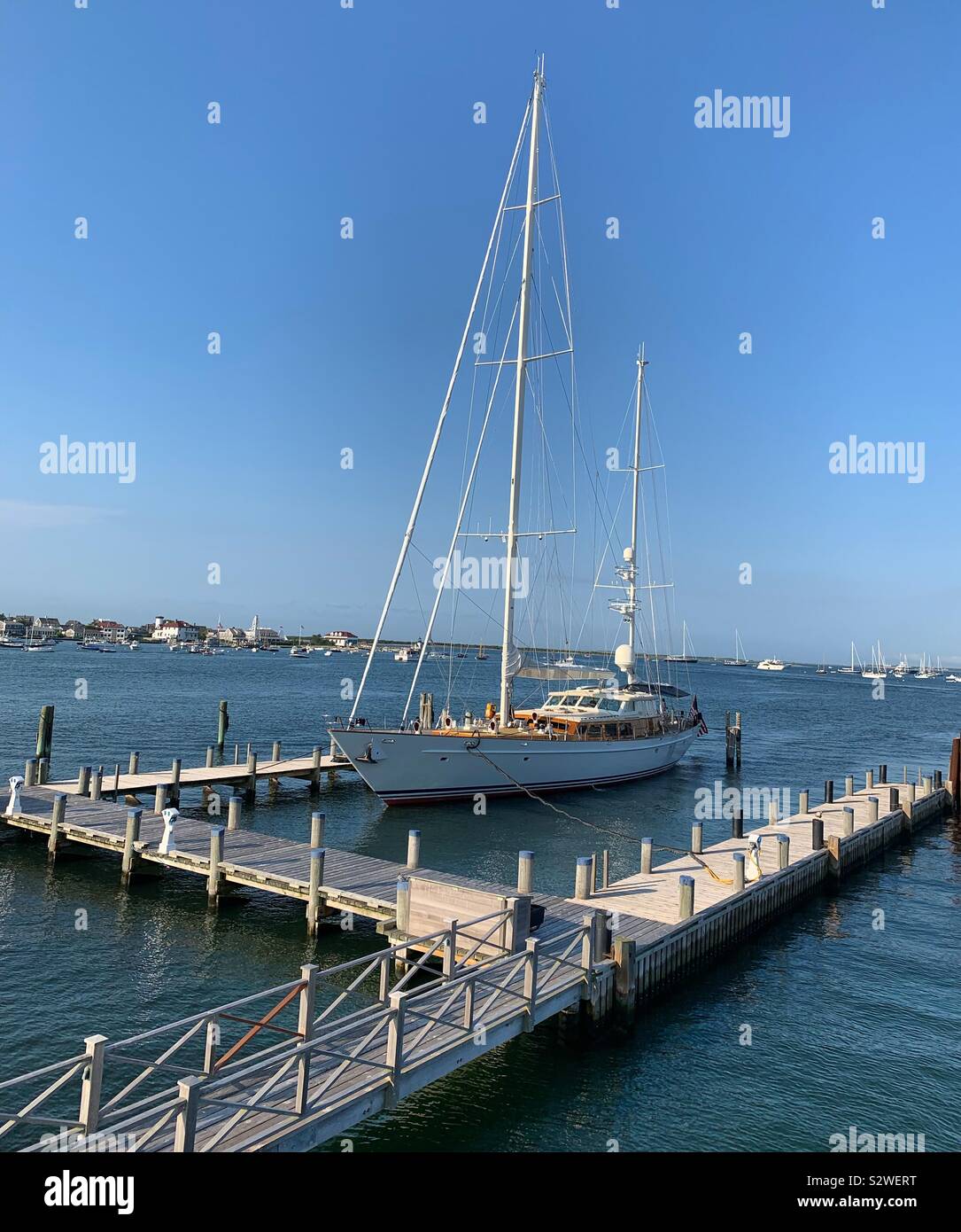 Sailboat, Nantucket, Massachusetts, United States Stock Photo - Alamy
