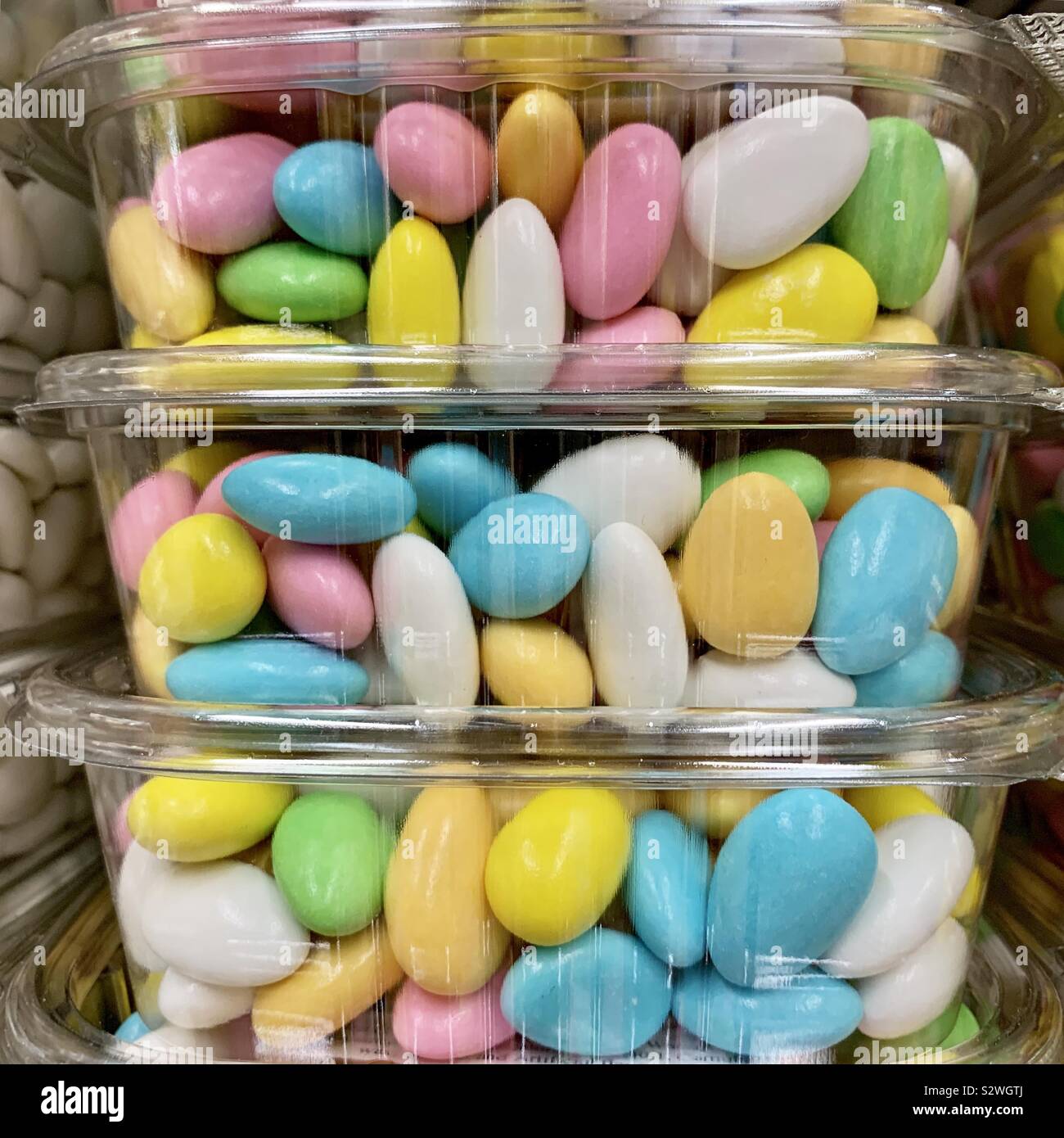 Multi Colored Jordan Almonds Stock Photo - Alamy