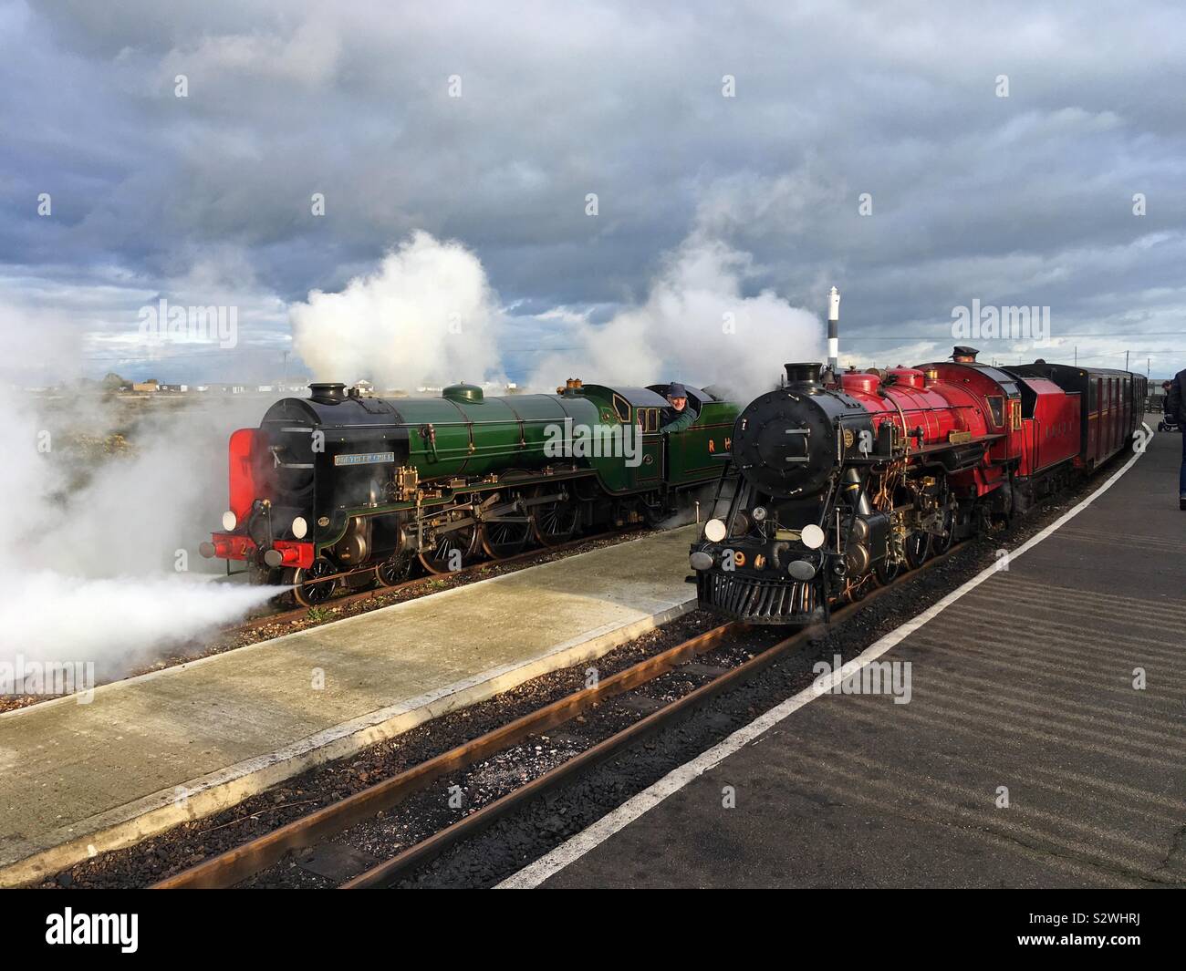 Hythe dymchurch miniature steam railway hi-res stock photography and ...