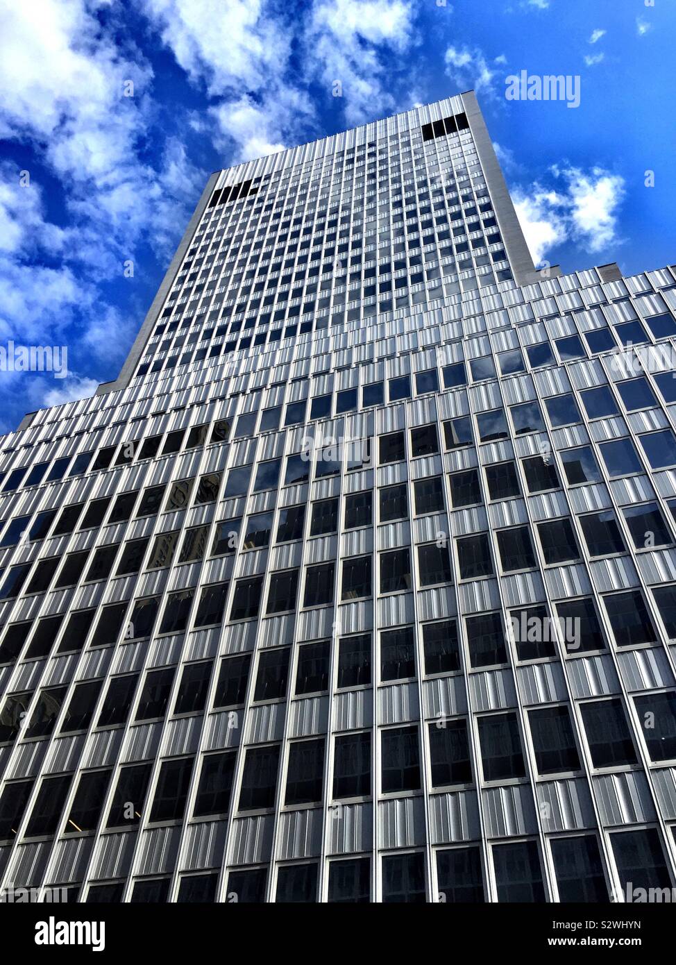 Façade of 261 Madison Ave., an office building in midtown Manhattan ...