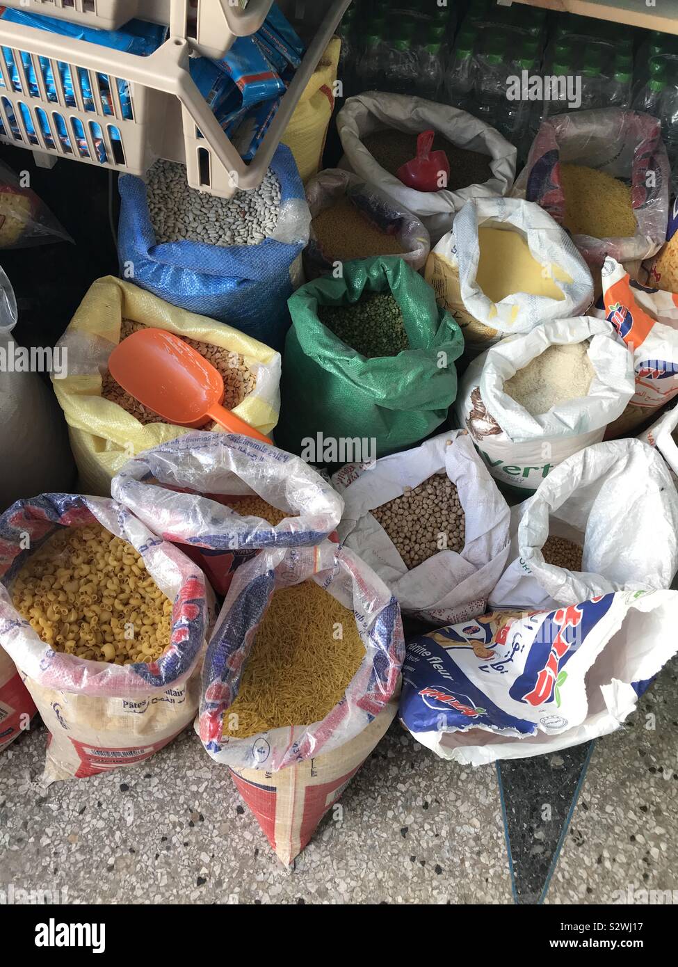 Bags of grains hi-res stock photography and images - Alamy