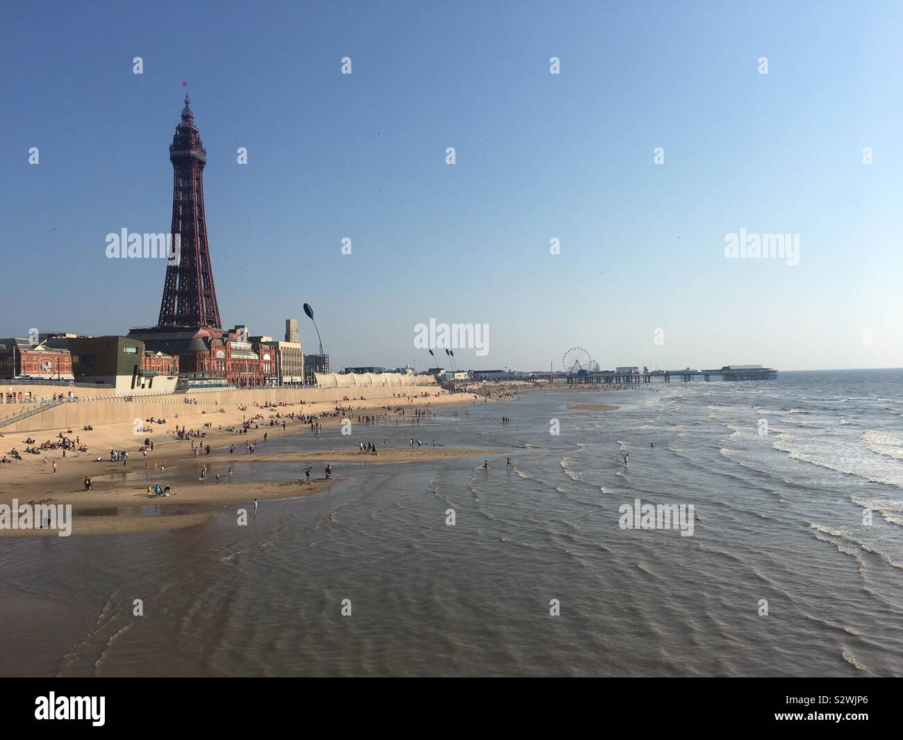 Blackpool in summer hi-res stock photography and images - Alamy