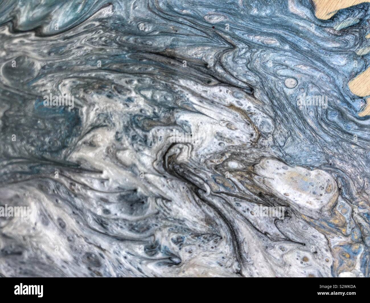 Swirl pattern painted by photographer Stock Photo - Alamy