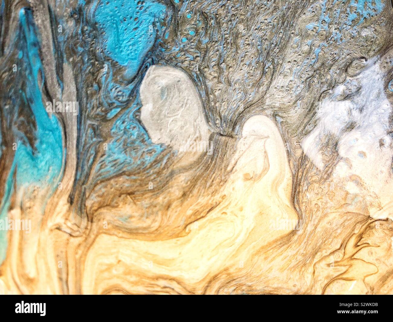 Swirl pattern painted by photographer Stock Photo - Alamy