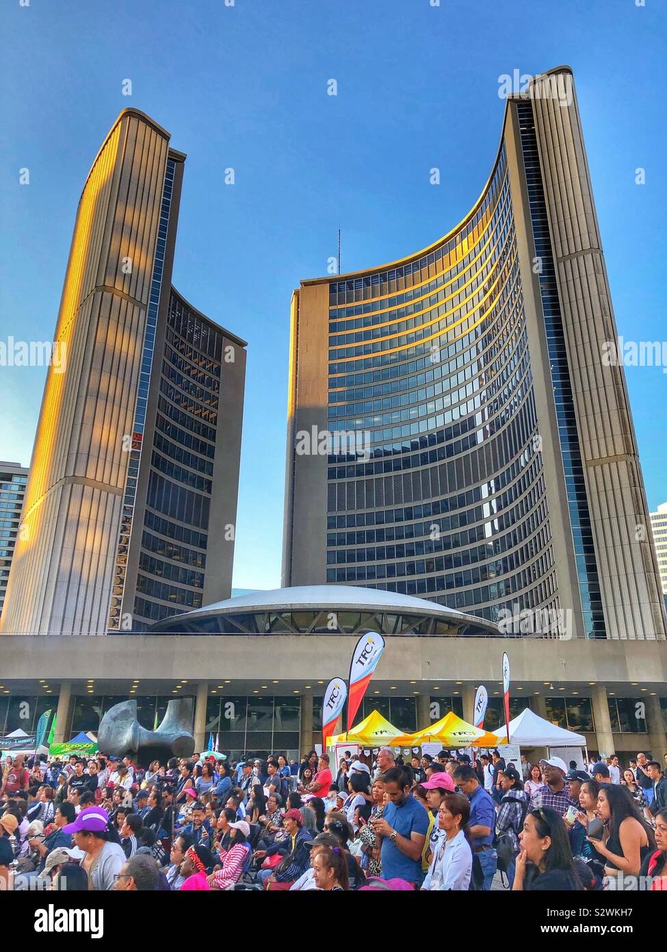 A Filipino Festival at Nathan Phillips Square in downtown Toronto ...