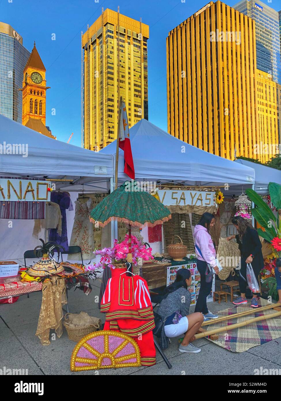 A Filipino cultural festival at Nathan Phillips Square in Toronto ...