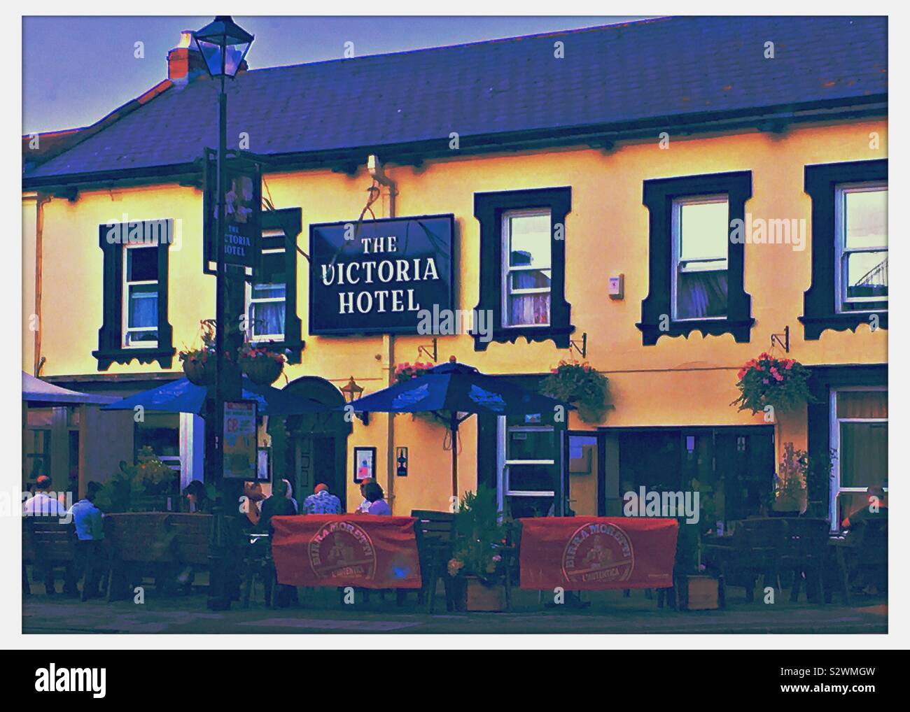 The Victoria Hotel, Burnham-on-Sea, Somerset, UK Stock Photo - Alamy