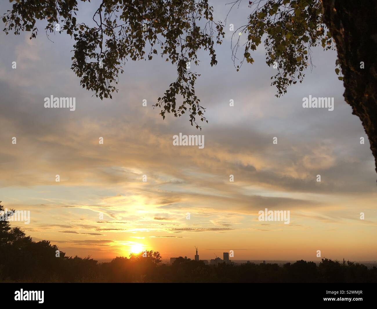 Late Summer Sunset Stock Photo - Alamy