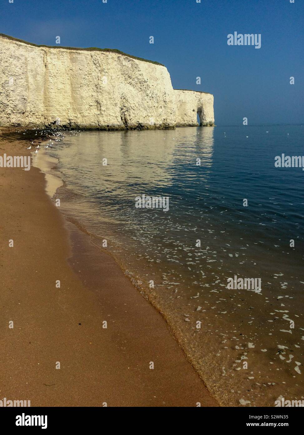Kent broadstairs cliff chalk hi-res stock photography and images - Alamy
