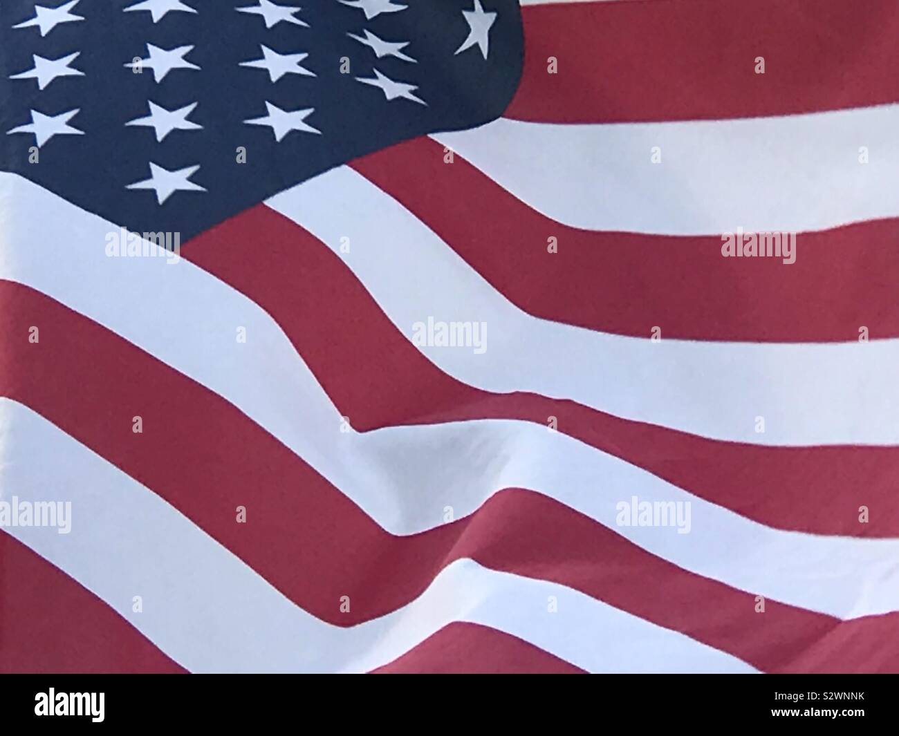 Flag of USA Detail Stock Photo - Alamy