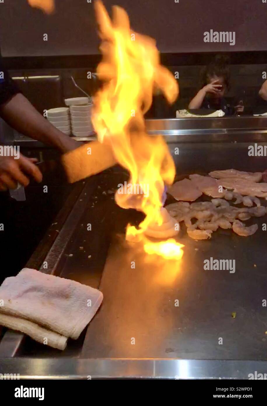Hibachi grill hi-res stock photography and images - Alamy