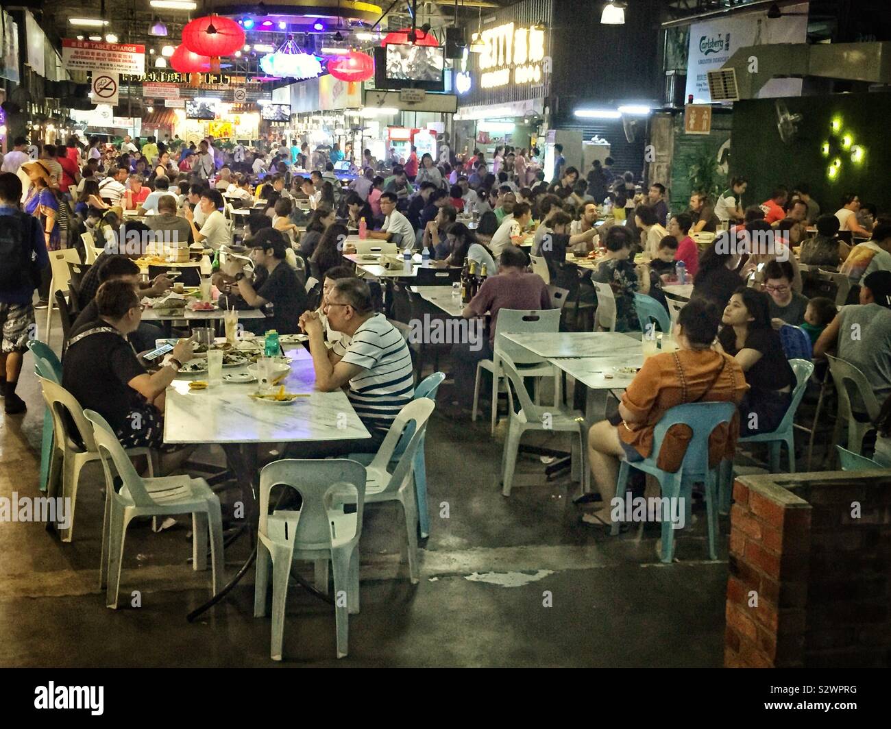 The Jetty foodcourt, George Town, Penang, Malaysia Stock Photo - Alamy