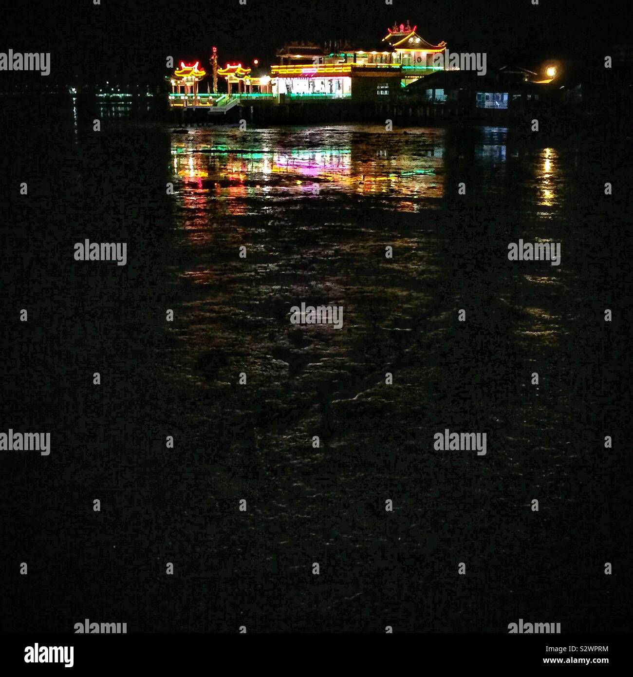 The Hean Boo Thean Kuan Yin Temple from the Lee clan jetty, George Town ...
