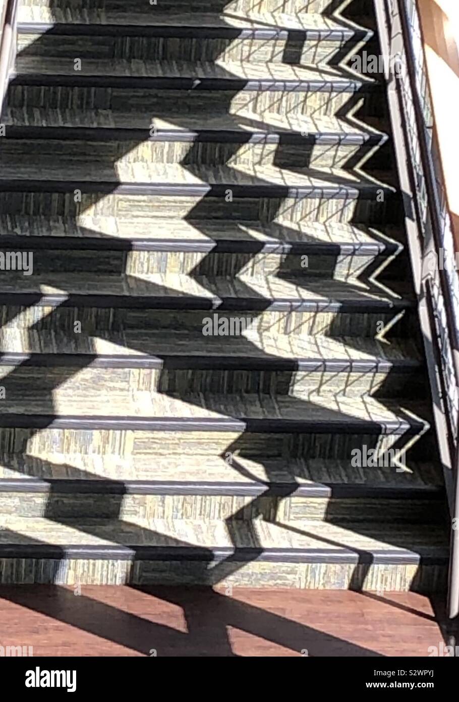 Shadows on stairs / abstract Stock Photo - Alamy
