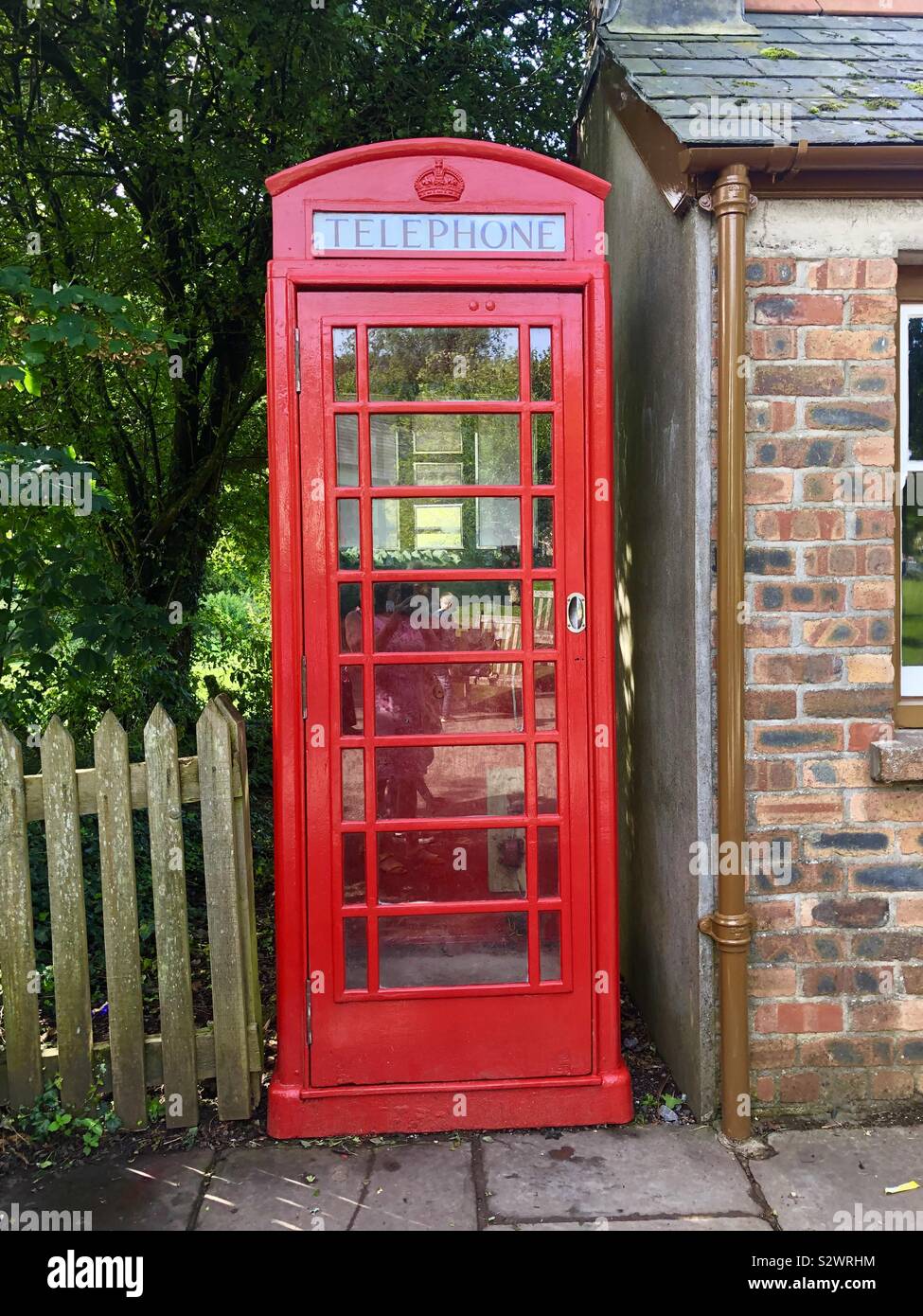 Old telephone box Stock Photo - Alamy