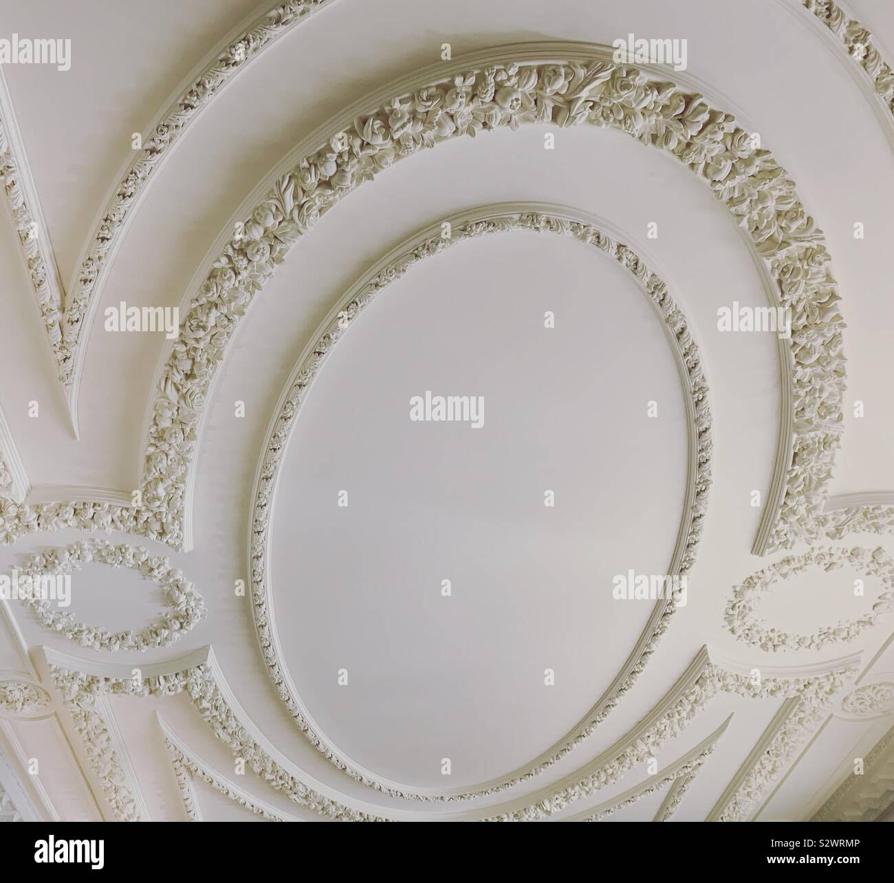Dining room ceiling at the Mount, the estate designed by author Edith ...