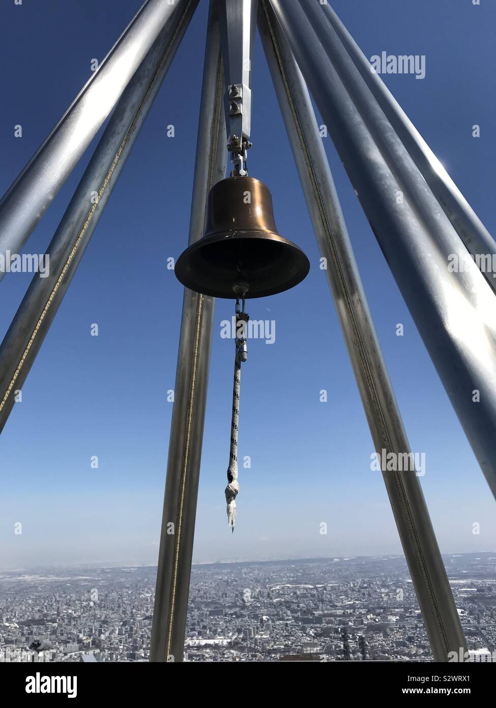 Bell on top of a mountain Stock Photo - Alamy