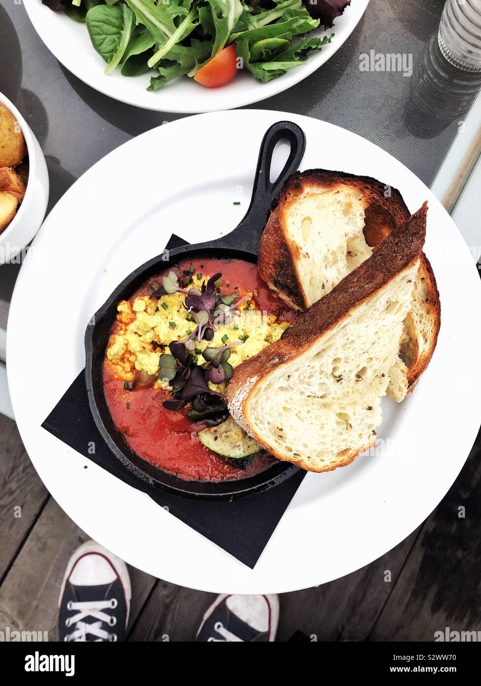 Vegan brunch outing Stock Photo - Alamy