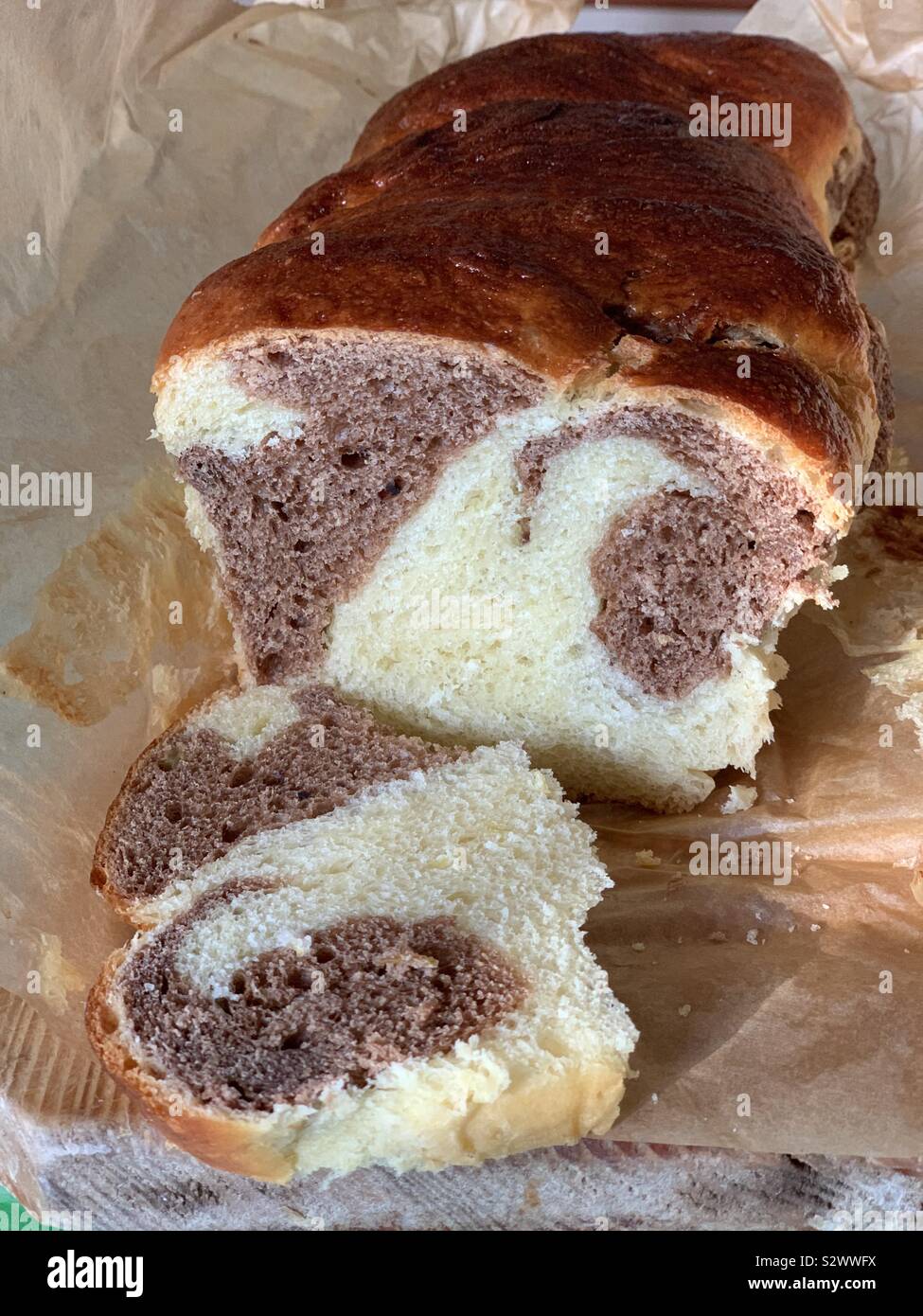 Romanian Christmas Sweet Bread, Cozonac Stock Photo - Alamy