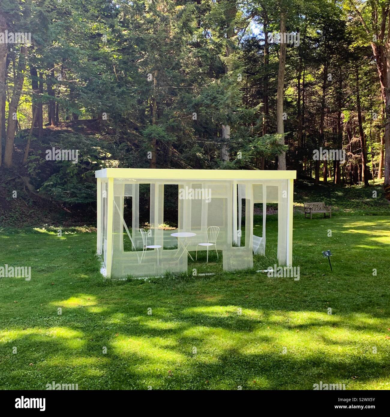 Tea for Two, an art installation by Erika Zekos displayed in 2019 near ...