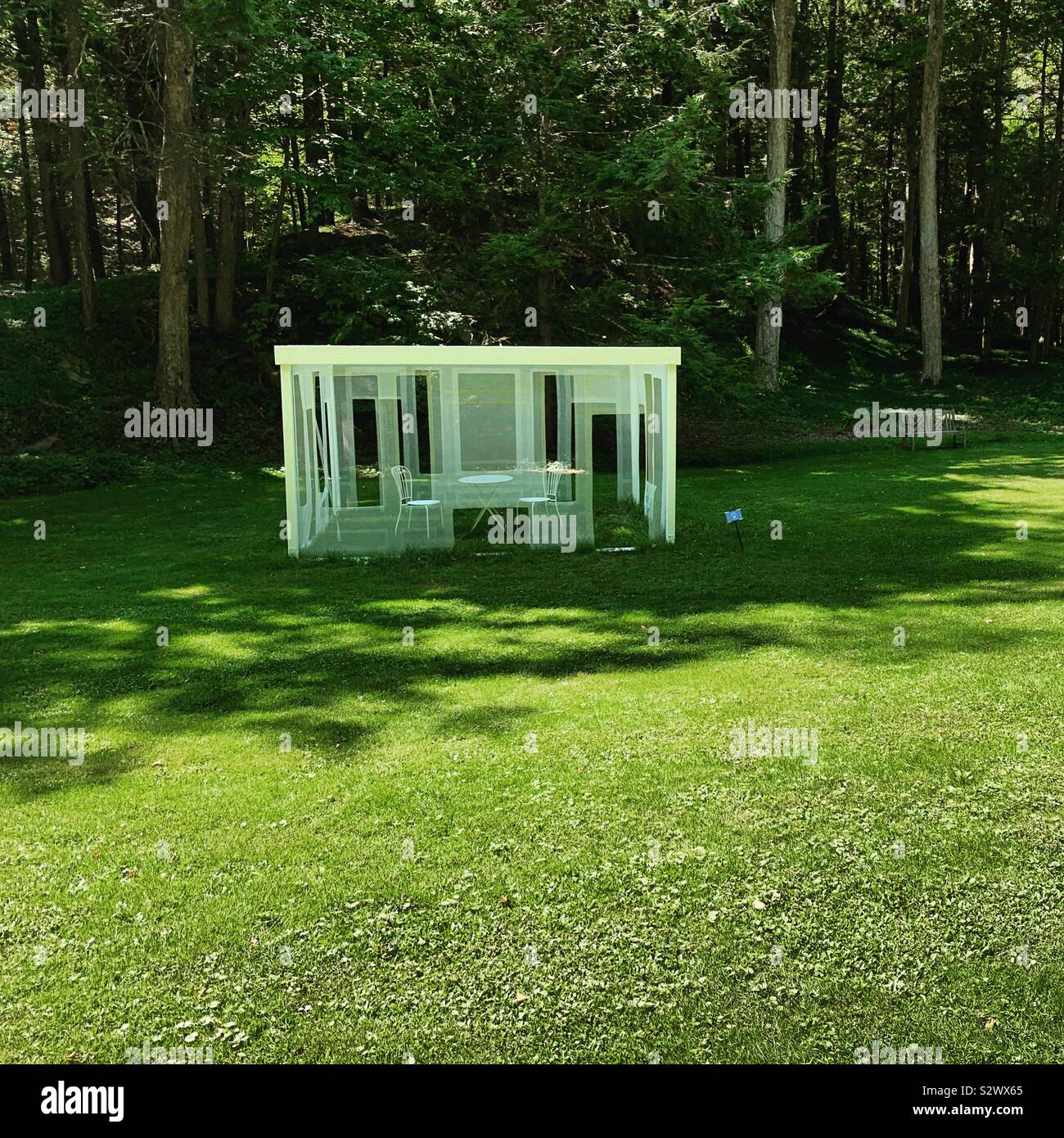 Tea for Two, an art installation by Erika Zekos displayed in 2019 near ...