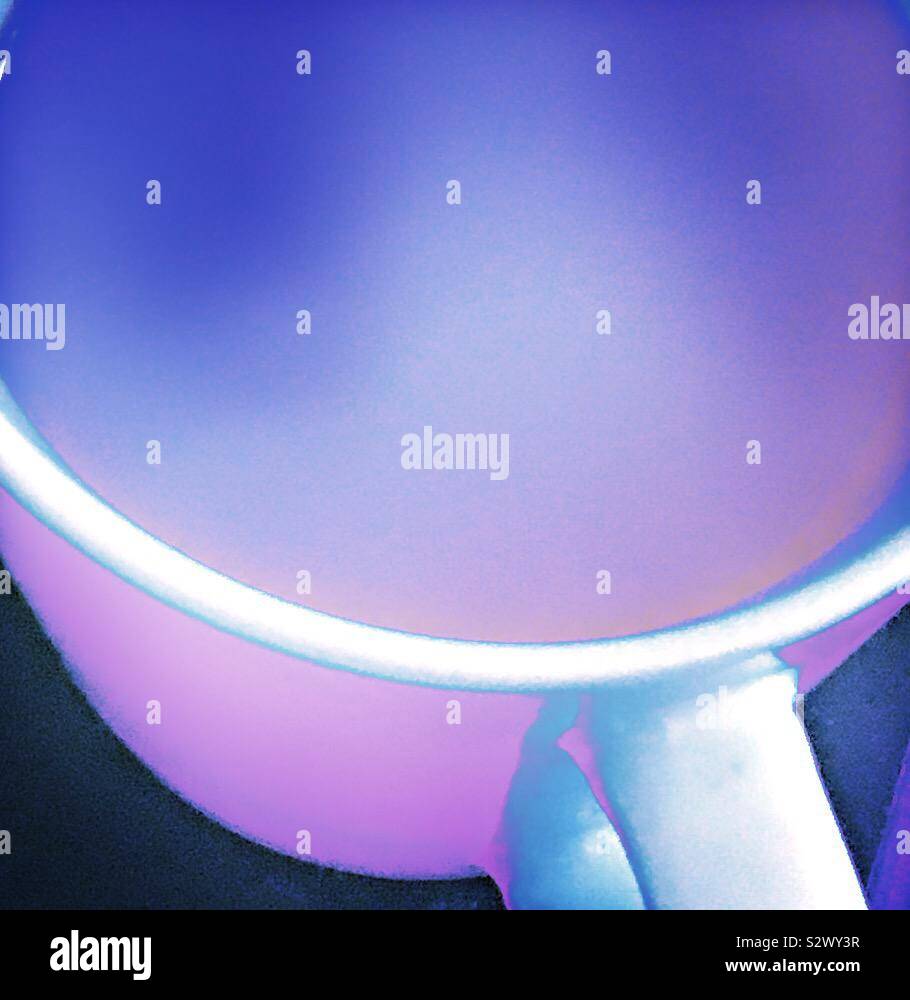 Cup of tea with colour effects Stock Photo - Alamy