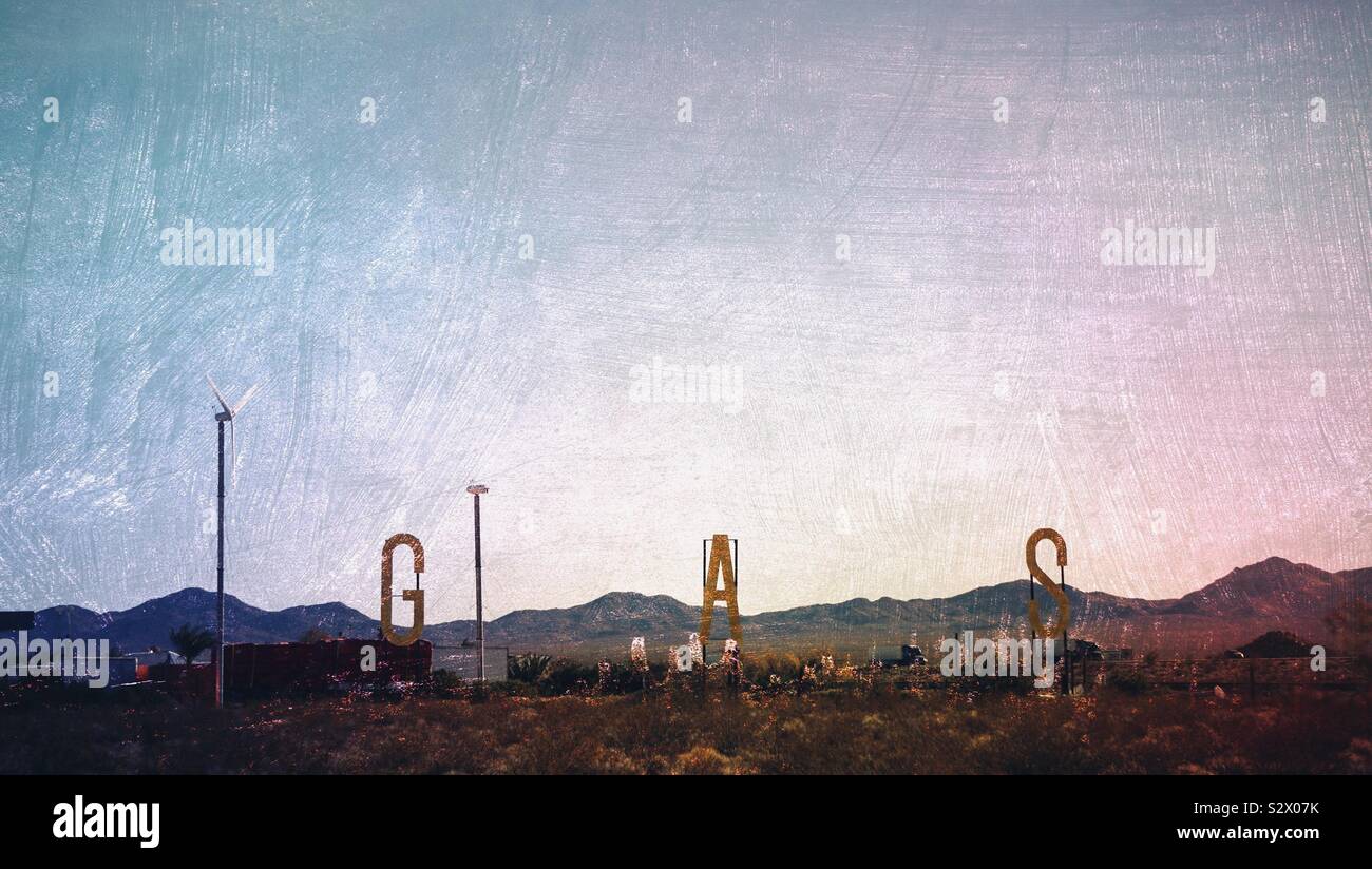 Route 66 gas station hi-res stock photography and images - Alamy