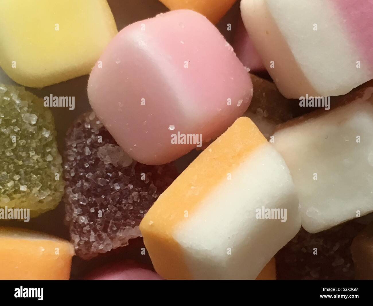 Dolly mixture soft fondant sweets Stock Photo - Alamy