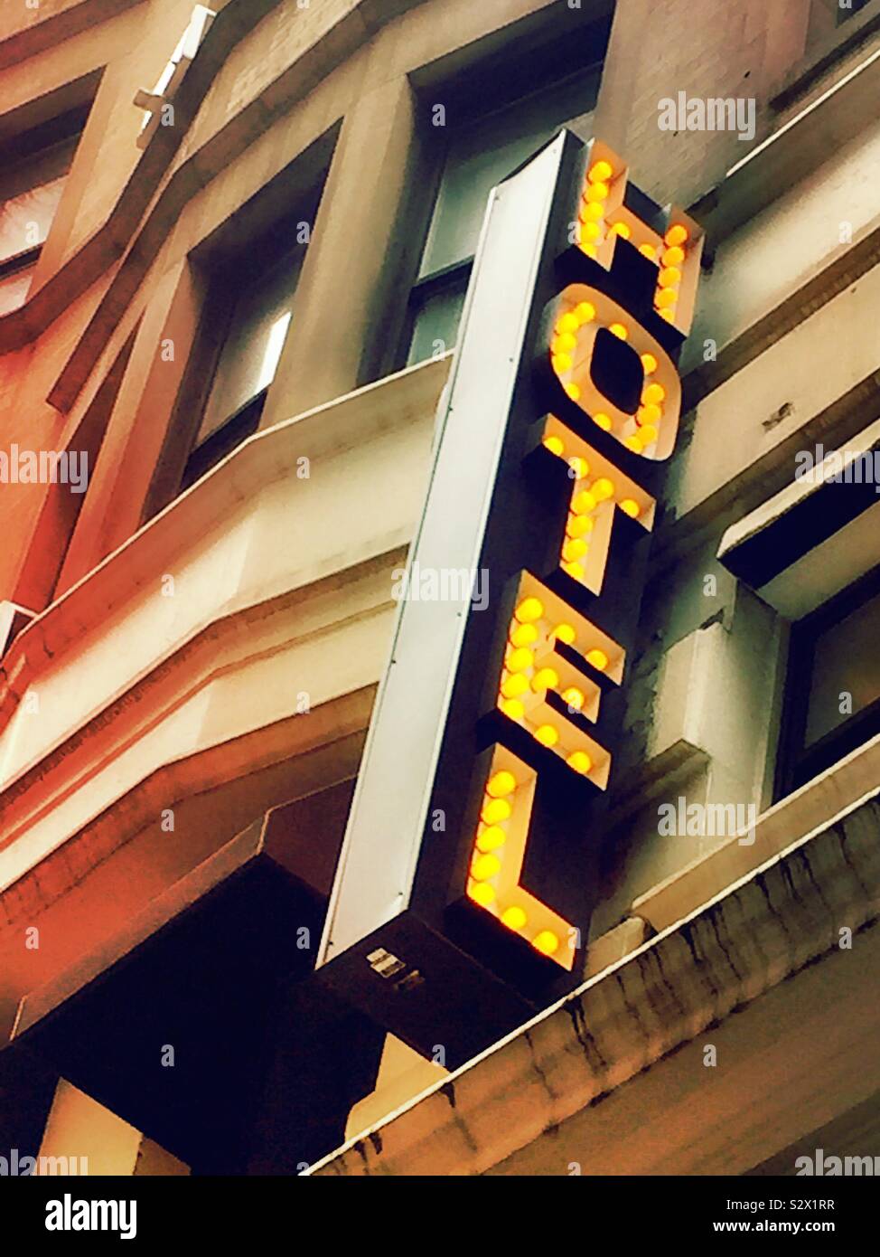 Hotel exterior sign smartphone stock photos and images - Alamy