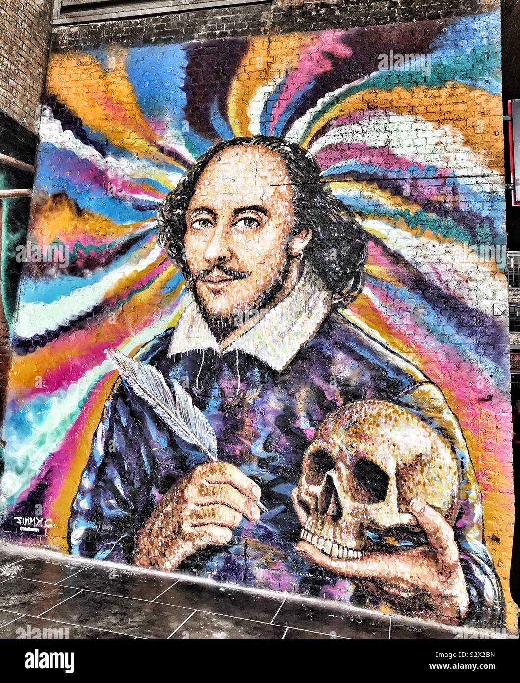 William shakespeare street art mural hi-res stock photography and ...