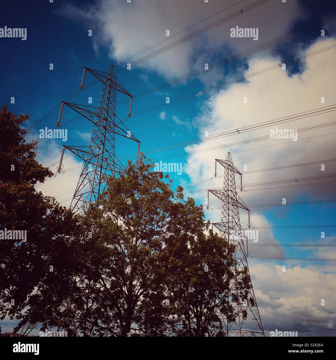 Power Pylons High Resolution Stock Photography and Images - Alamy