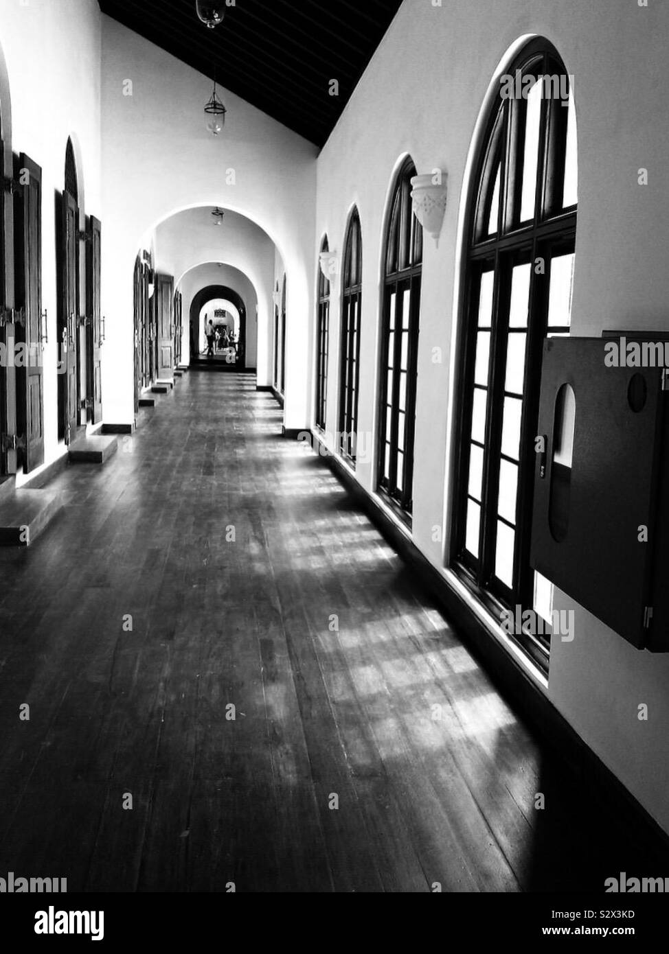 Hallway in Arcade Independent Square, Colombo, Sri Lanka Stock Photo ...