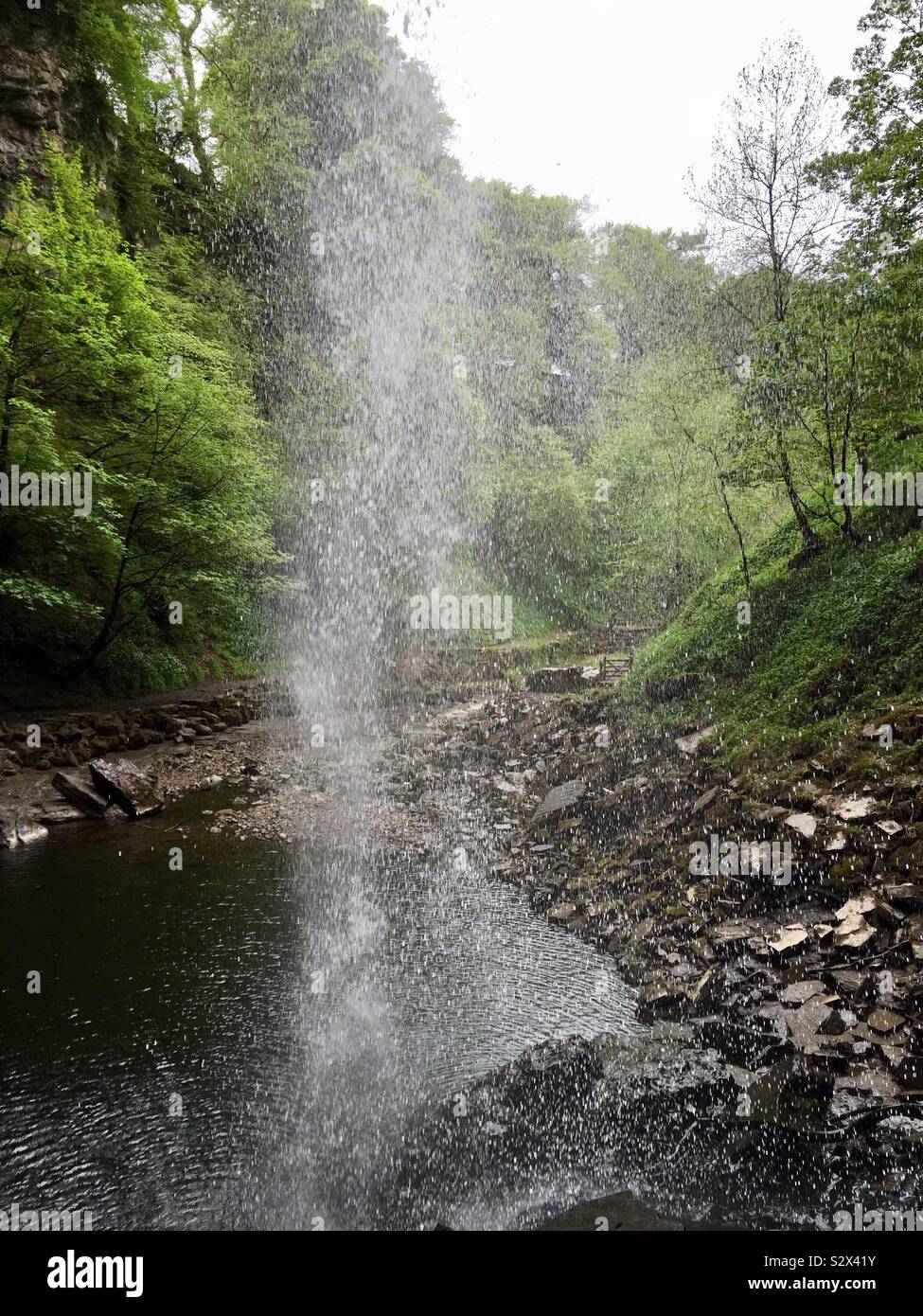 Inside a waterfall hi-res stock photography and images - Alamy