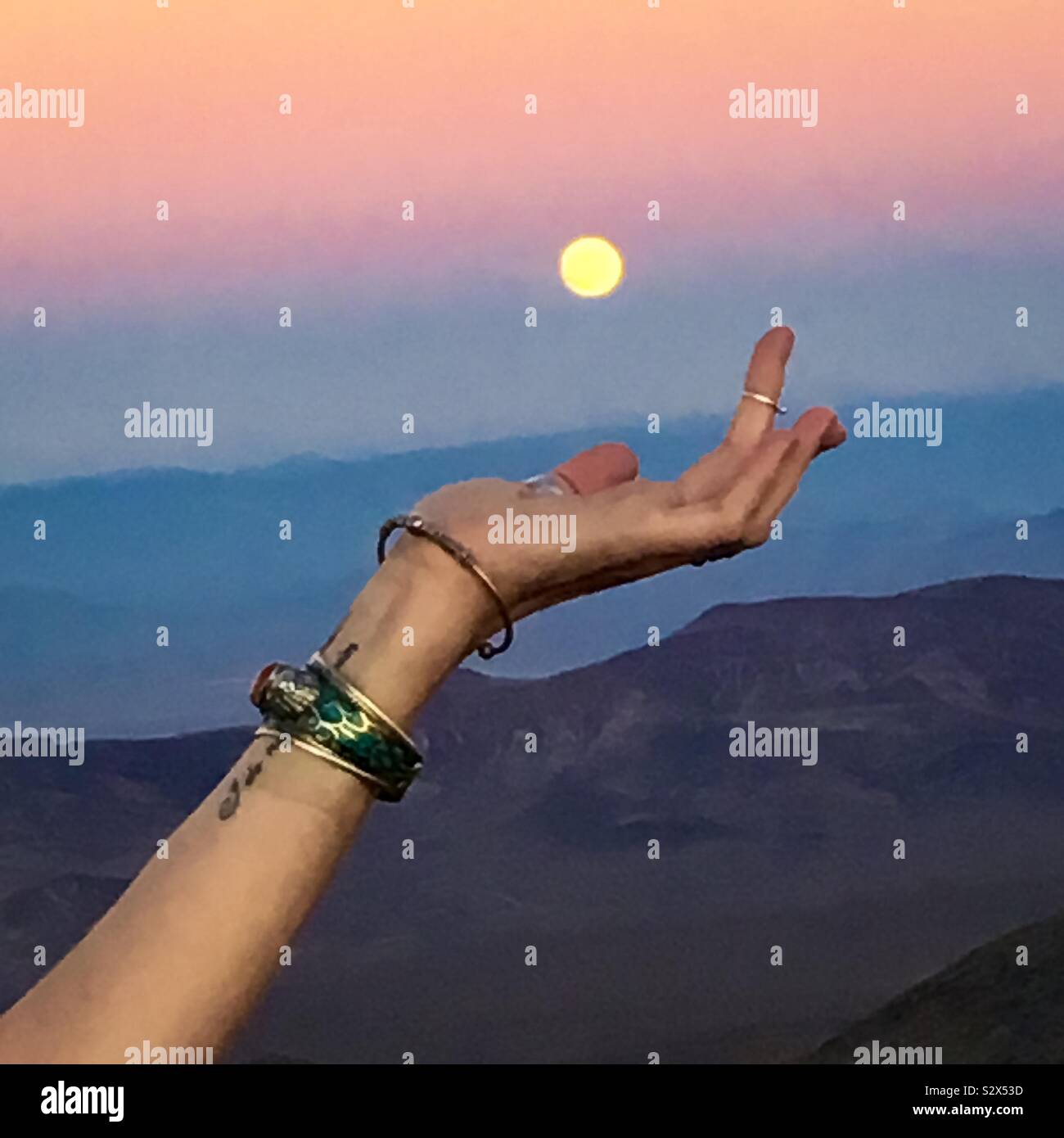 Death and moon valley hi-res stock photography and images - Alamy