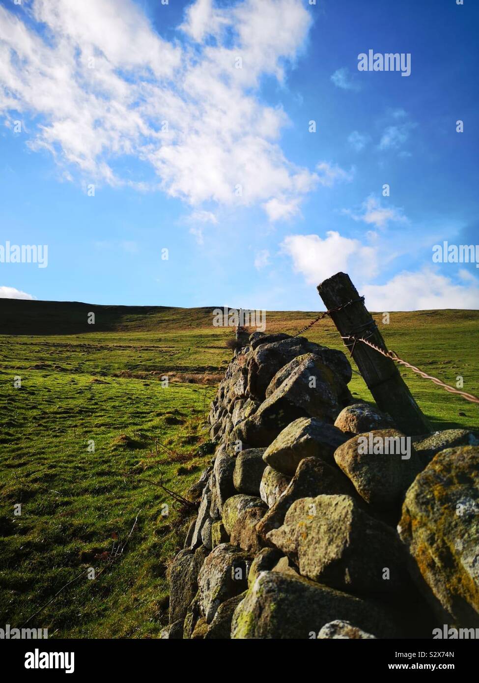 English Northumberland Countryside Stock Photo - Alamy