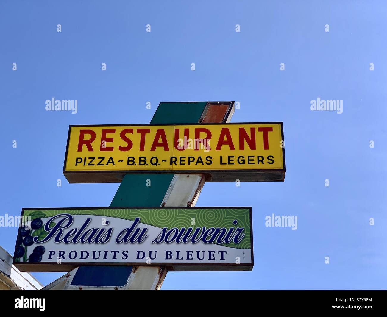 Retro signs hi-res stock photography and images - Alamy