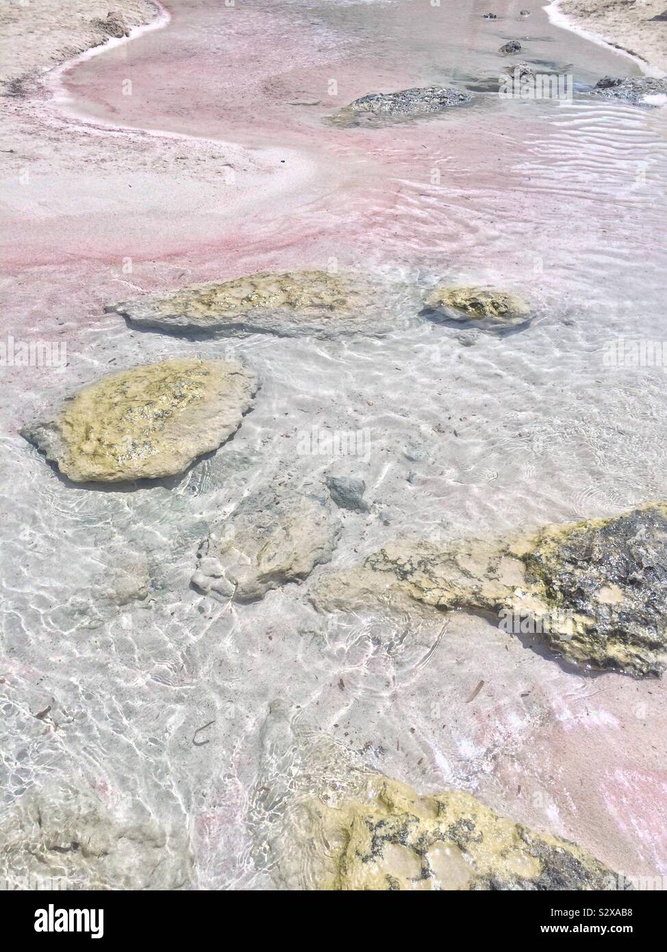 Crete pink beach hi-res stock photography and images - Alamy