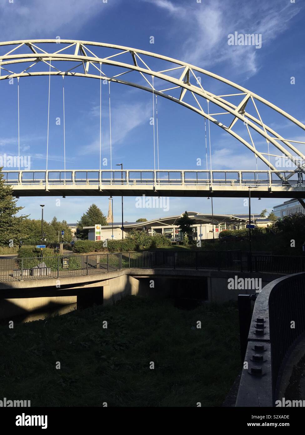 The millennium bridge in Cheltenham UK Stock Photo - Alamy