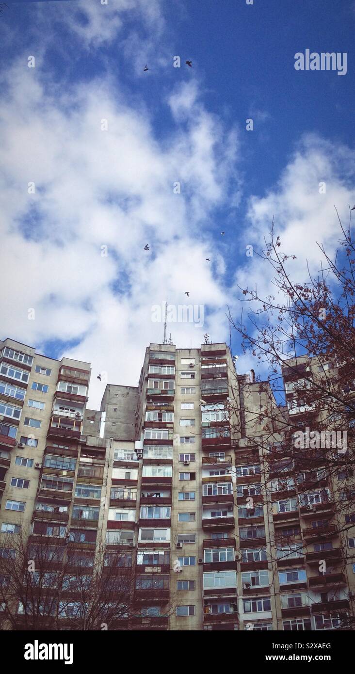 Communist bucharest apartment block hi-res stock photography and images ...