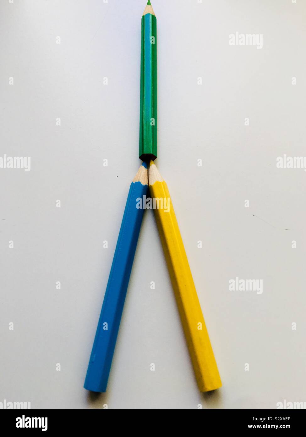 Working together we achieve our goals...Blue & Yellow together create ...