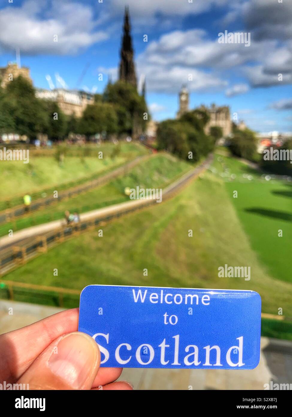 Welcome To Scotland High Resolution Stock Photography and Images - Alamy