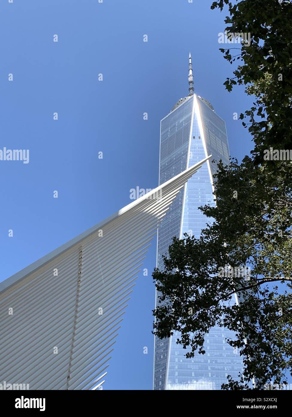 Freedom Tower and Oculus Spear Stock Photo - Alamy