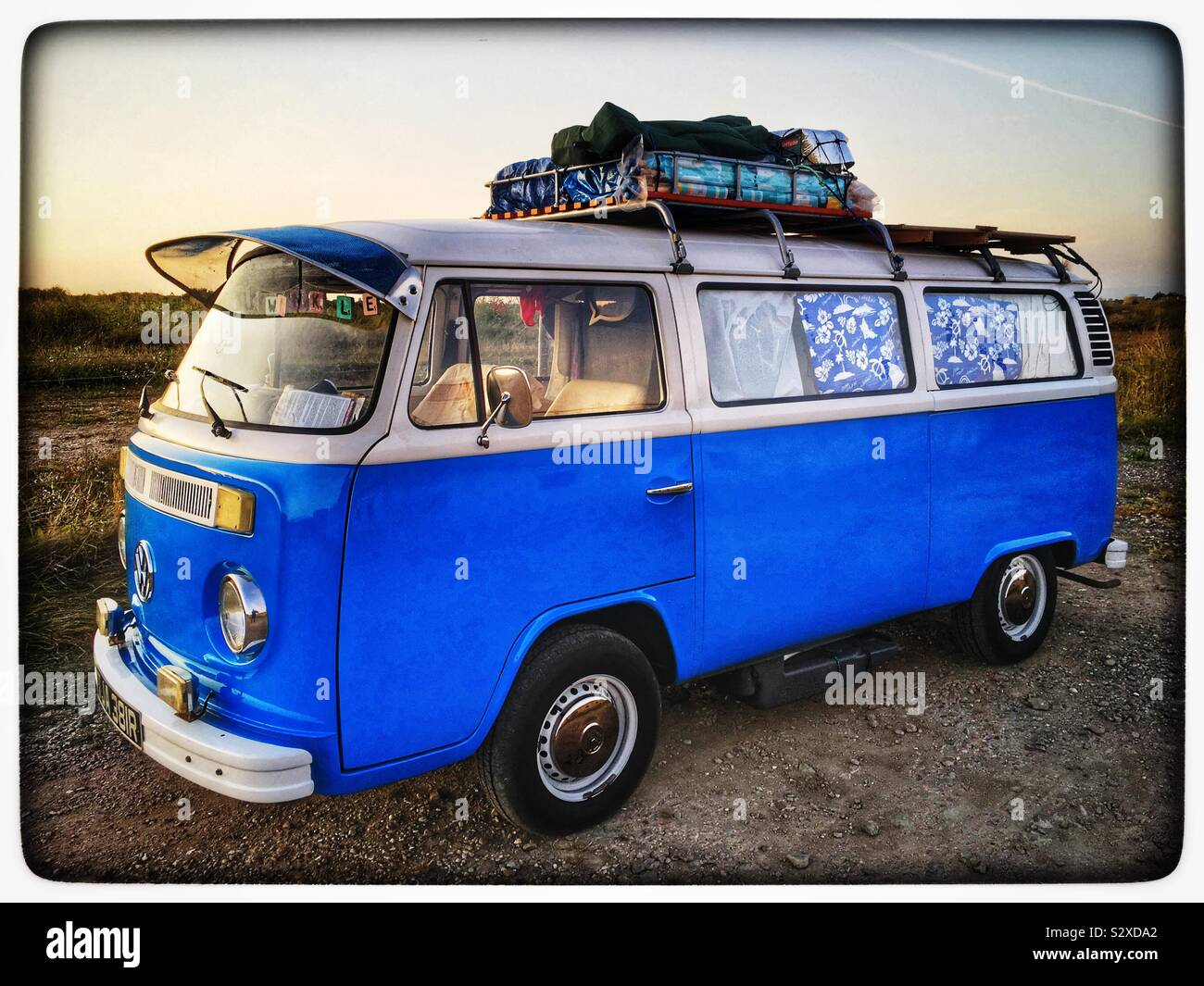 1973 Volkswagen camper van Stock Photo - Alamy