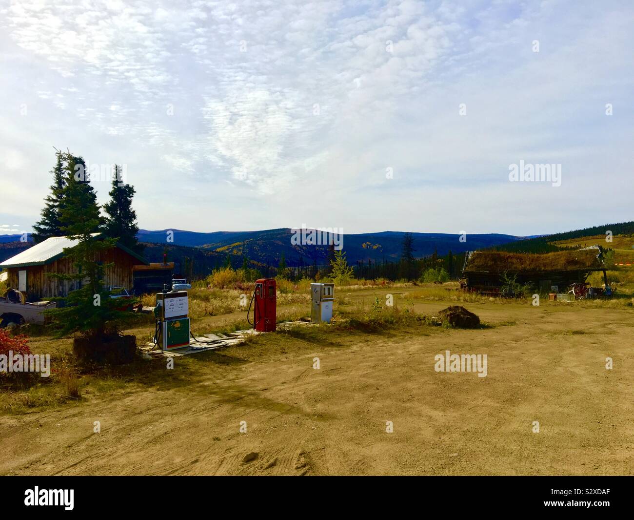 Old forgotten Gas station Stock Photo - Alamy Old forgotten Gas station Stock Photo - Alamy