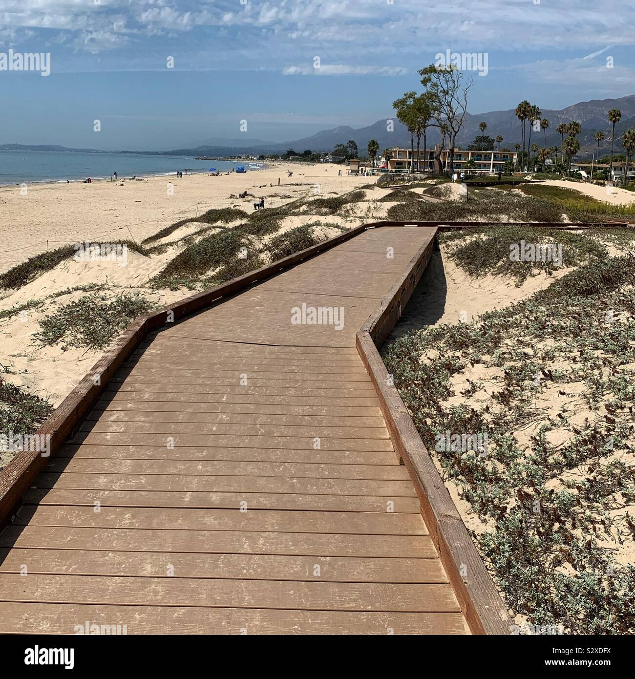 Walkway, Carpinteria State Beach, Carpinteria, California, United ...