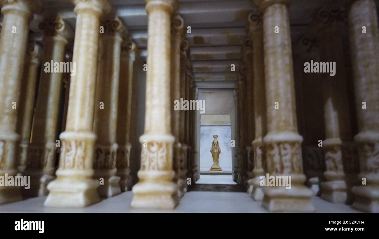 Model carved from marble Stock Photo - Alamy