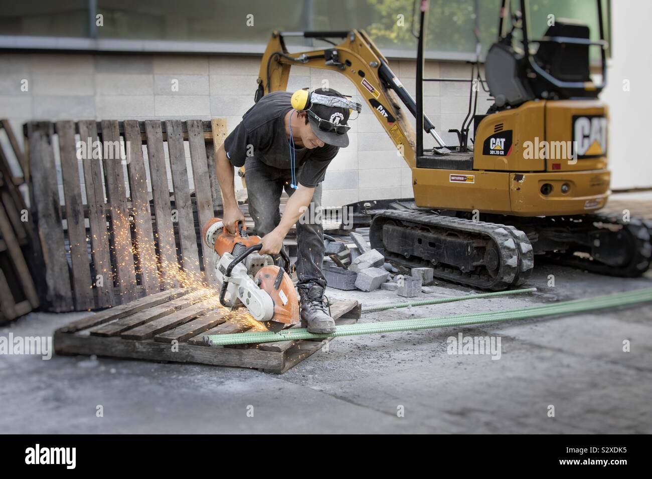 Construction flames hi-res stock photography and images - Alamy