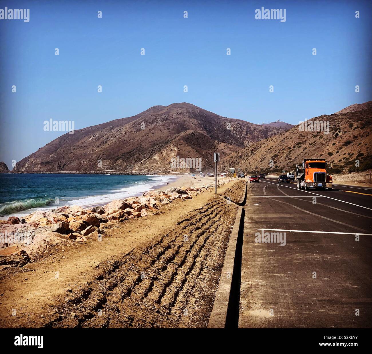 Pacific Coast Highway, Point Mugu State Park, Santa Monica Mountains ...