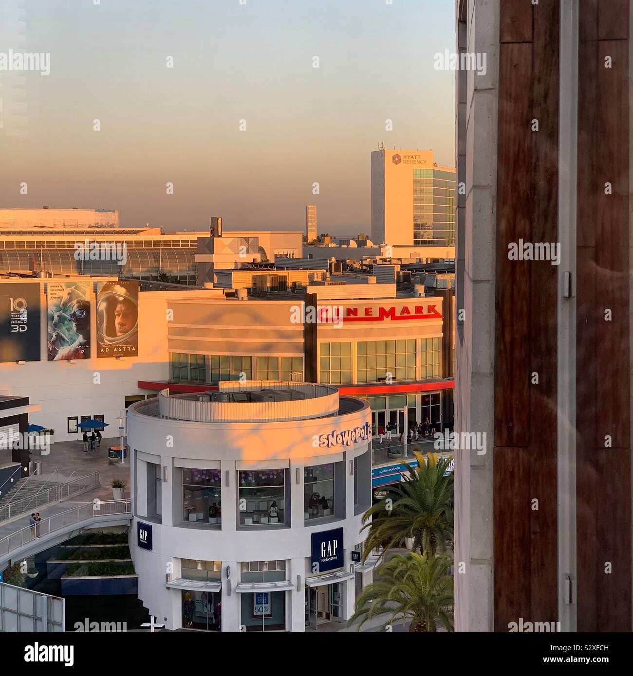 Sunset view from the pool area on the roof of the Hyatt Centric The ...